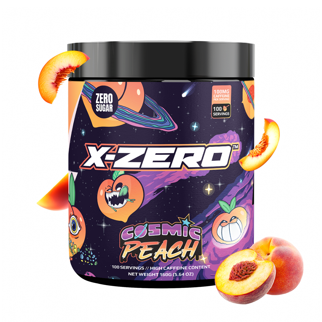 X-Zero Cosmic Peach (160g / 100 Servings) – X-Zero Energy UK