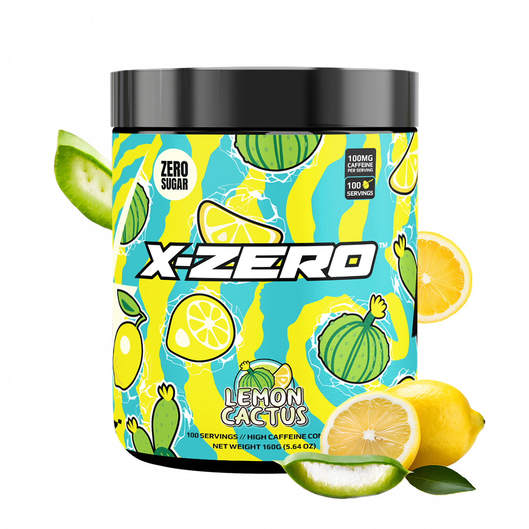 X-Zero Lemon Cactus (160g / 100 Servings) – X-Zero Energy UK