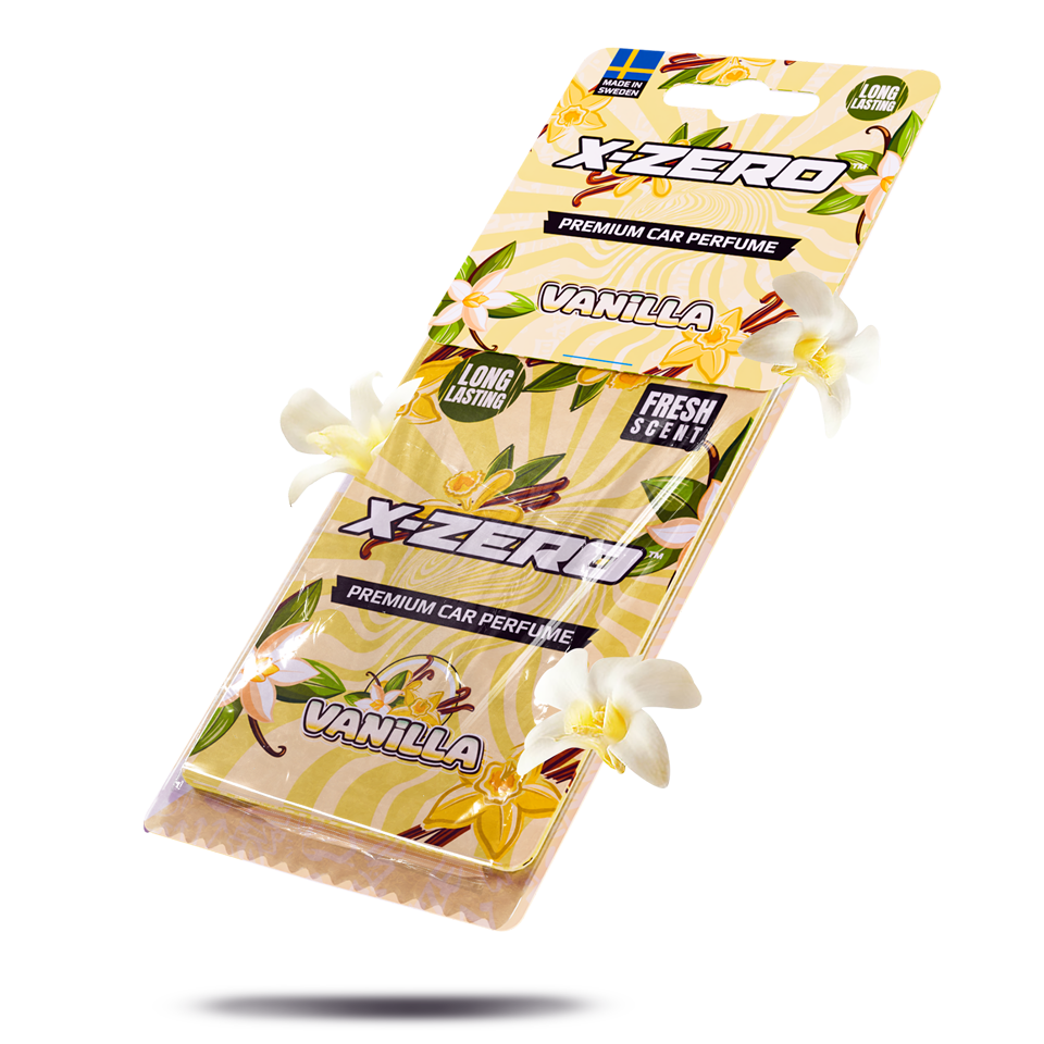 X-Zero Premium Car Air Freshener - Vanilla – X-Zero Energy UK